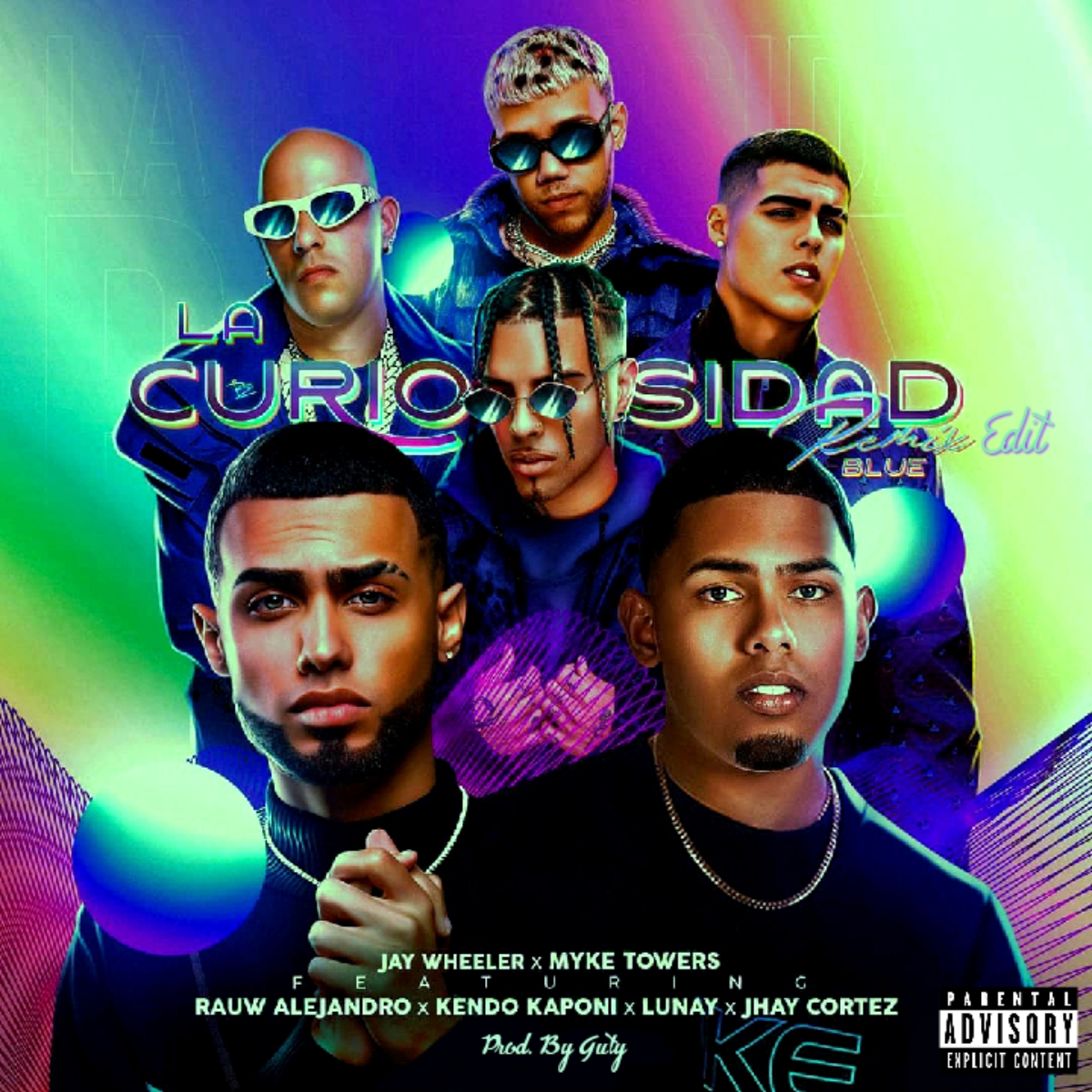 Jay Wheeler Ft. Myke Towers, Kendo Kaponi, Rauw Alejandro, Lunay, Jhay ...